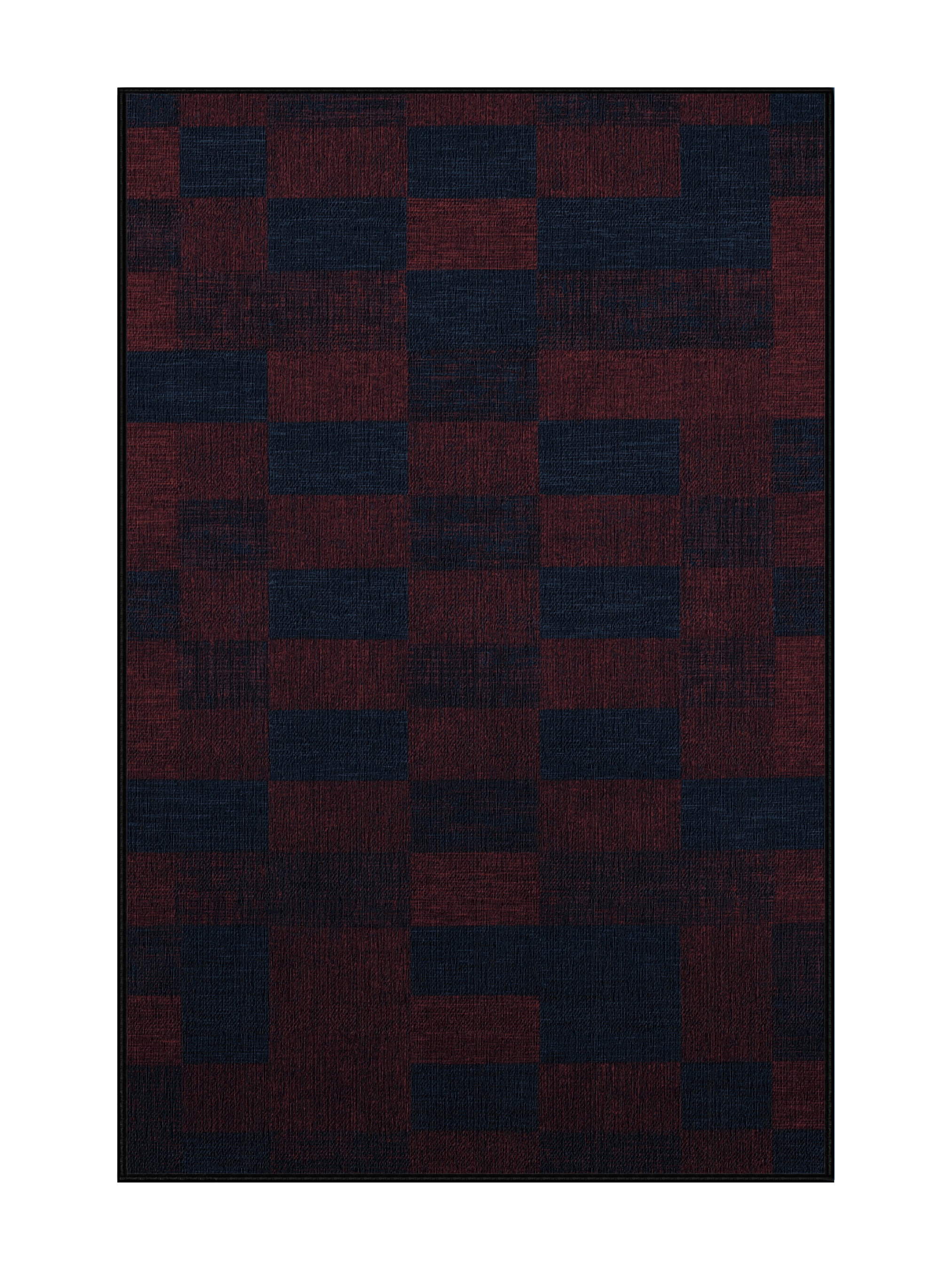 Hokku Designs Machine Washable Checkered Gray Area Rug | Wayfair
