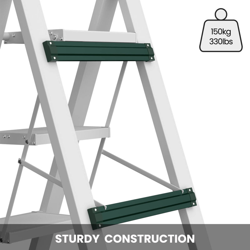 WFX Utility™ 2 - Step Aluminum Folding Small Step Ladder | Wayfair