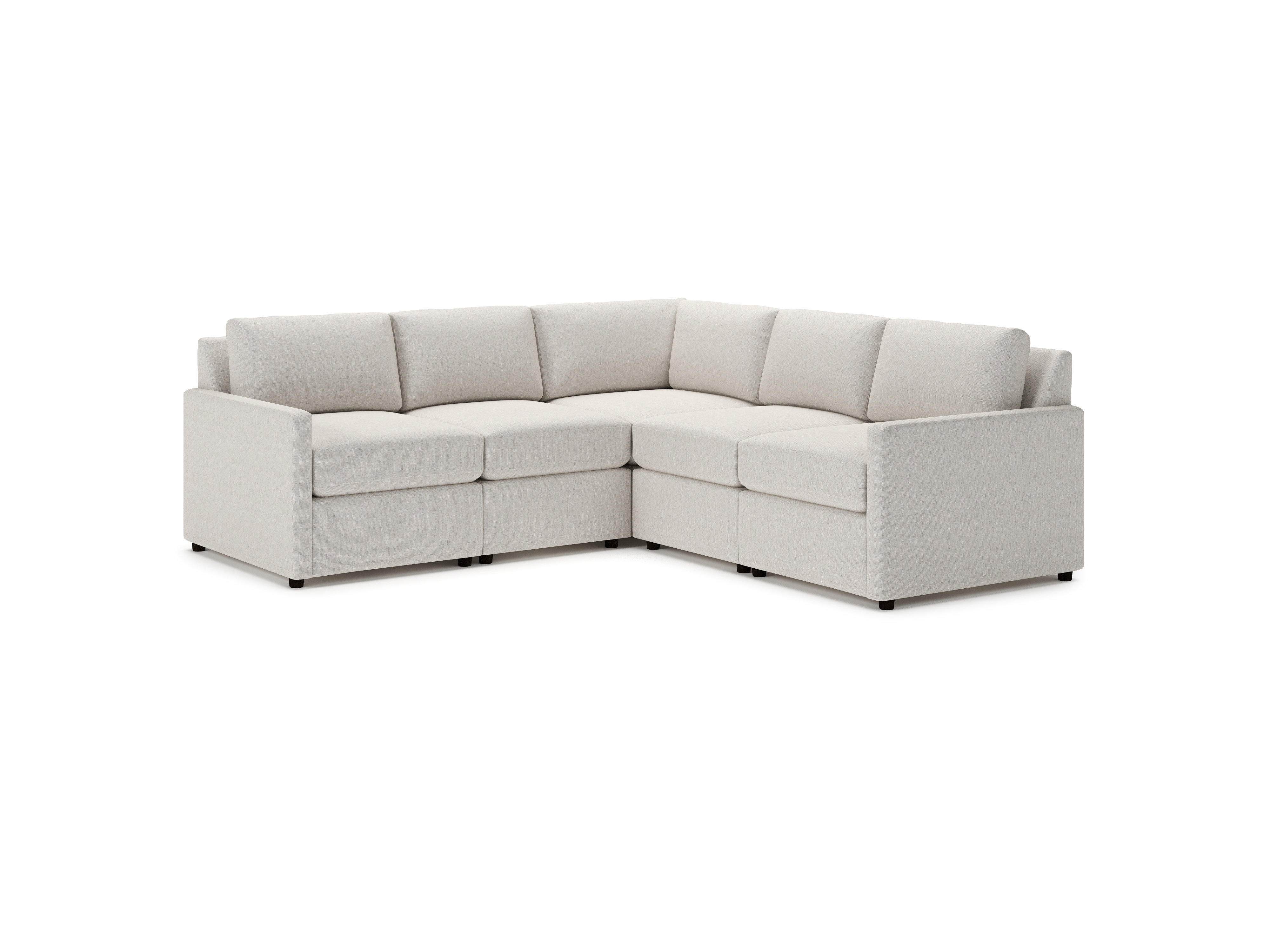 Joss & Main Damari 99" 5 - Piece Modular Corner Sectional | Wayfair