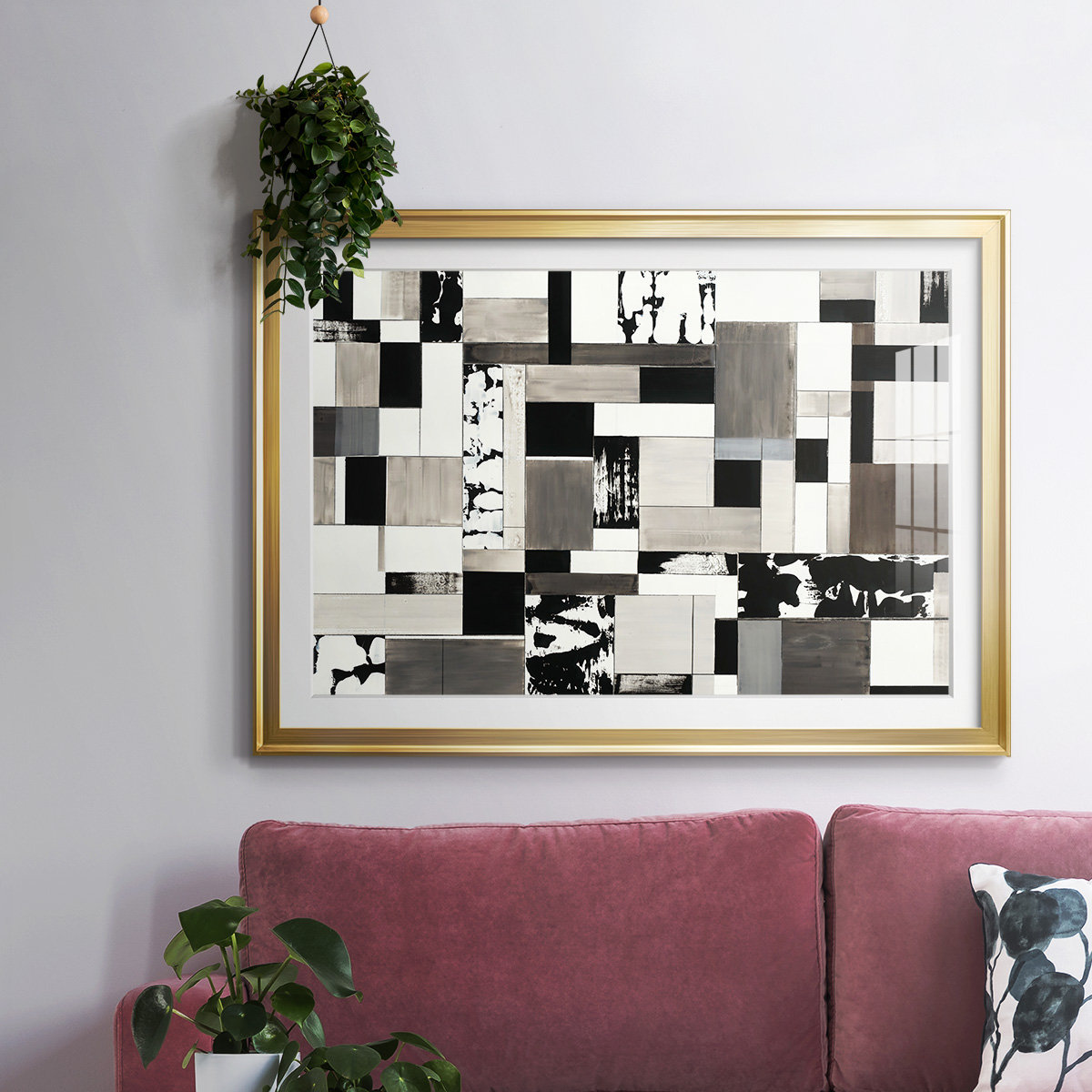 Wrought Studio™ Rectangularity-FramedFramed Print W Beveled Matt and ...