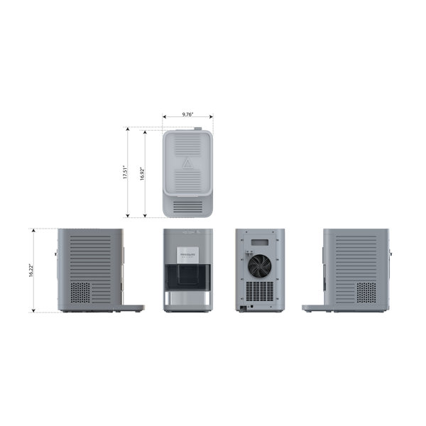 Frigidaire Gallery, Countertop Touchscreen Artisanal Ice Maker, Sphere ...