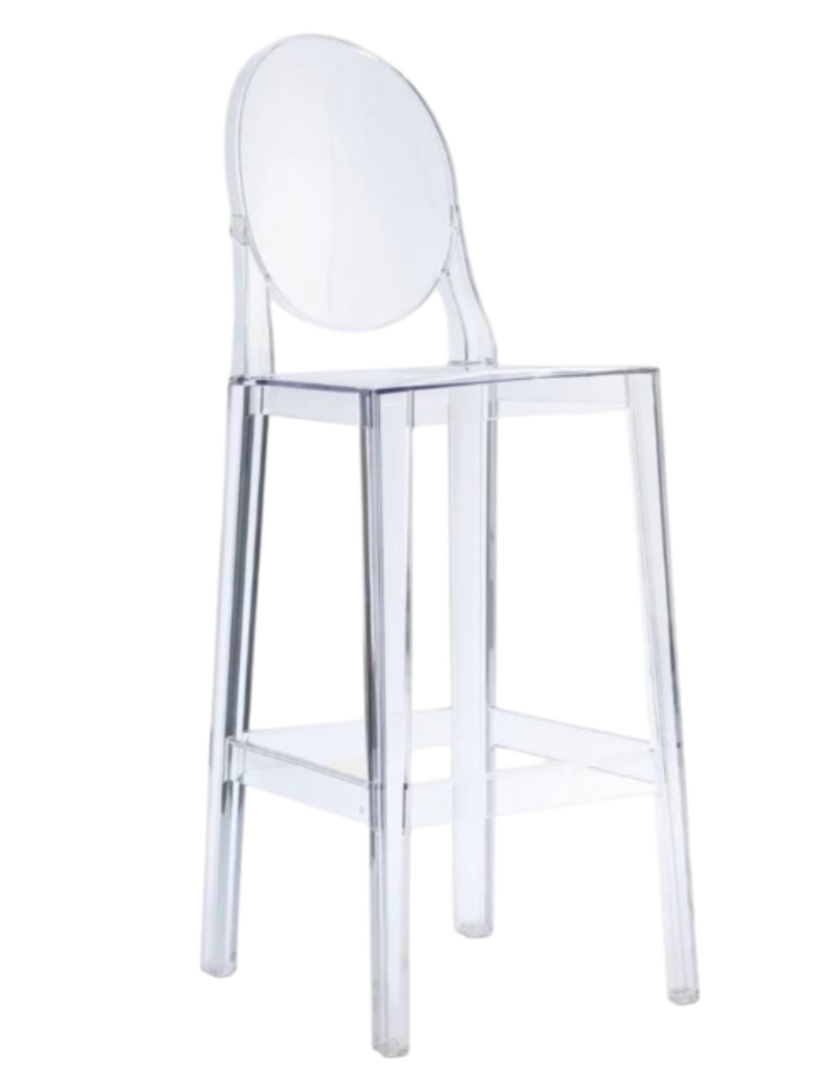 Ivy Bronx Honey Acrylic Stool | Wayfair