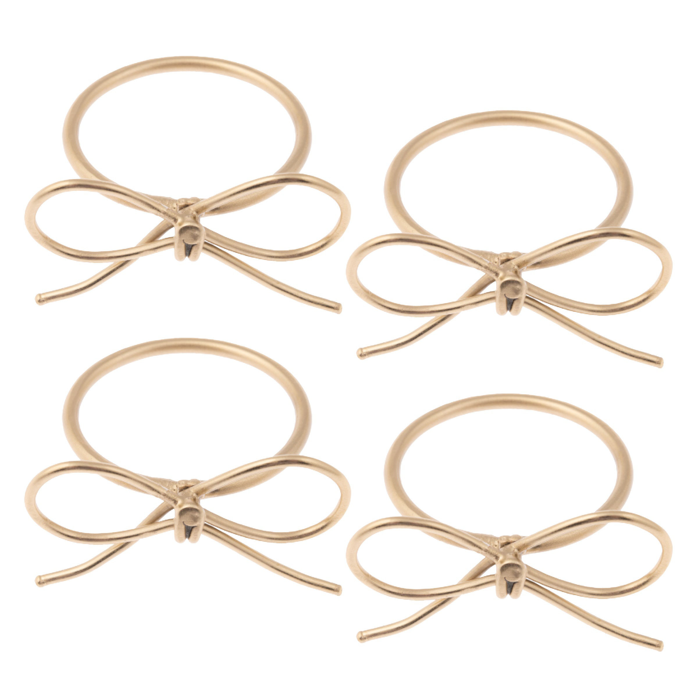 Breakwater Bay Bow Napkin Rings | Wayfair