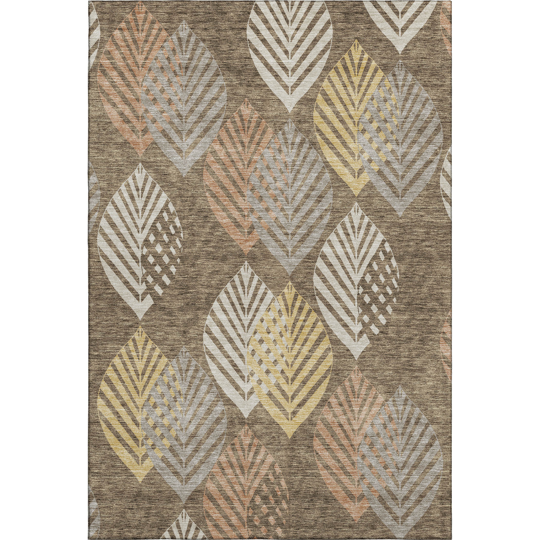 Addison Rugs Premium Machine Washable Mayfield Chocolate Rug | Wayfair