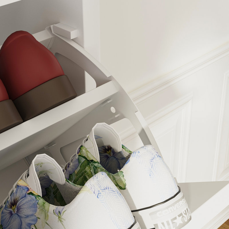 Lark Manor™ 3-Tipping- Drawer Shoe Storage Cabinet | Wayfair