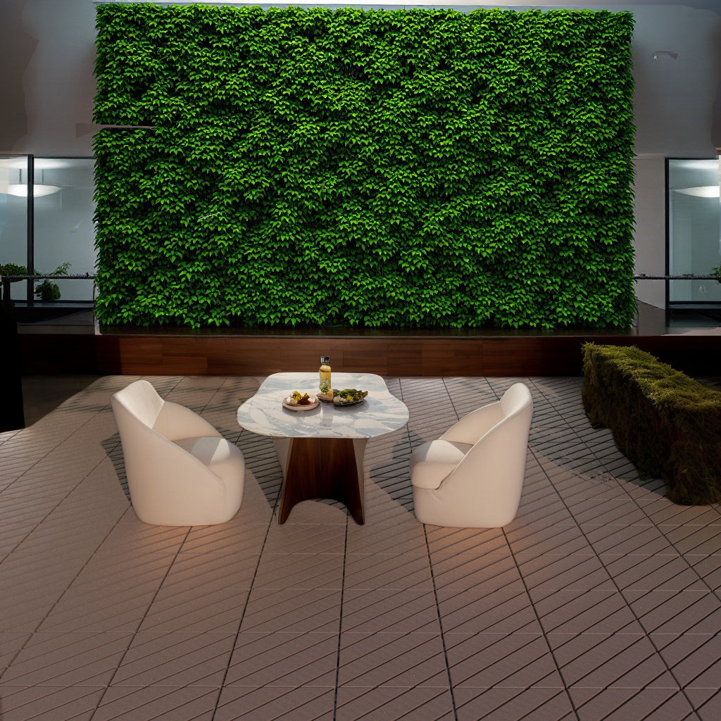 POPULUS TRADING 12'' L X 12'' W Plastic Interlocking Deck Tile (set Of ...