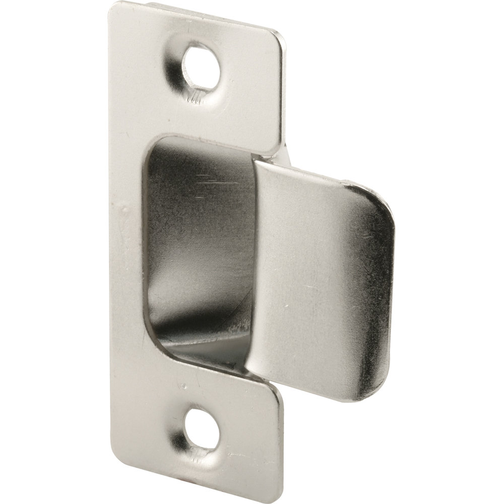 Prime-Line Two Piece Adjustable Door Strike, Chrome Plated (Single Pack ...