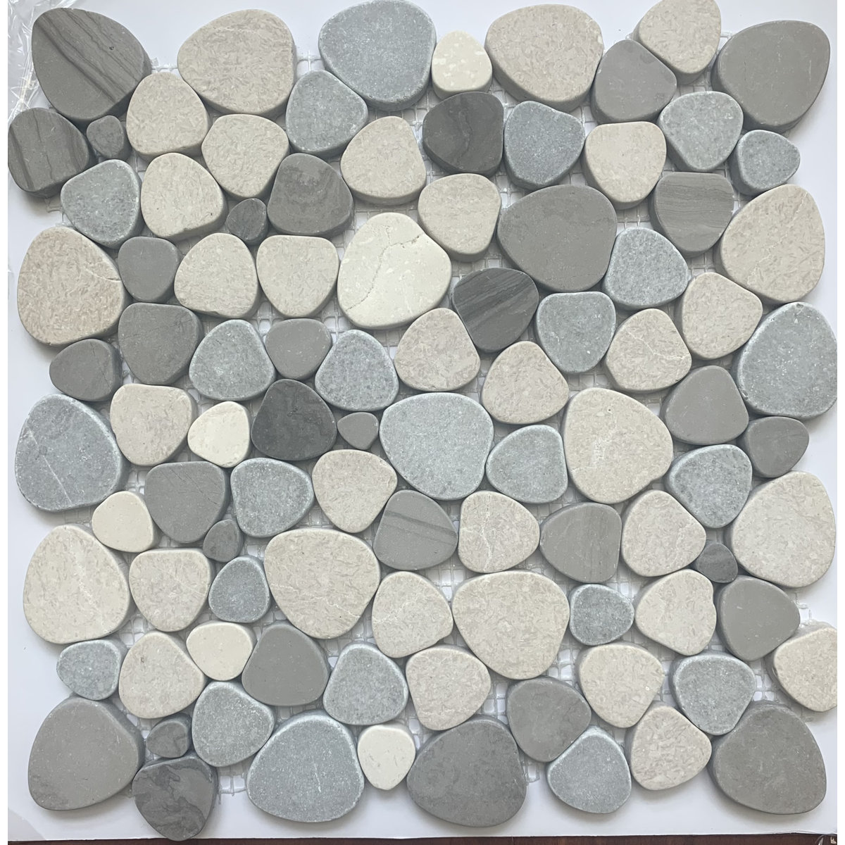 Mango Tile Natural Stone Pebbles Mosaic Wall & Floor Tile | Wayfair