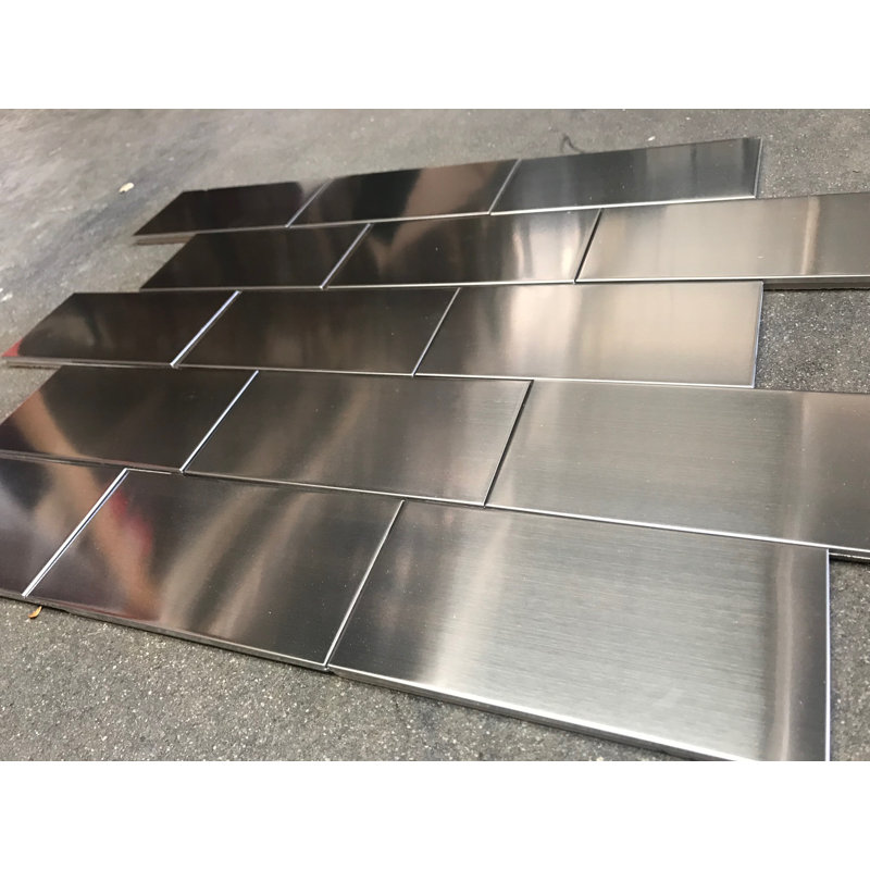 Bloom Stone 3" x 6" Metal Metal Look Wall Tile & Reviews | Wayfair