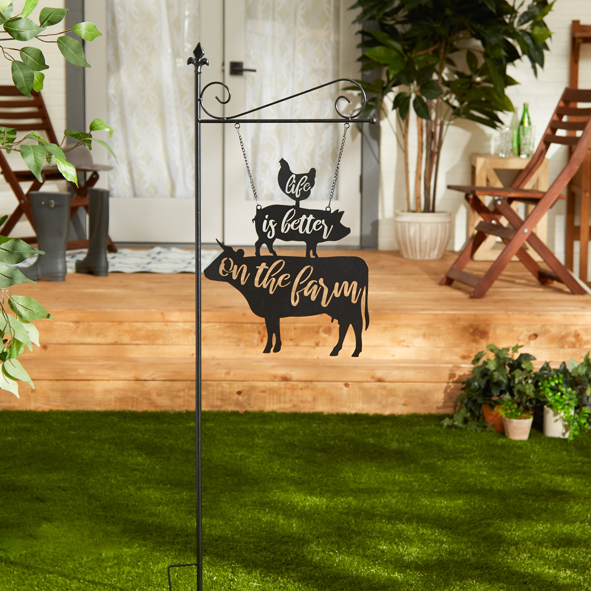Arlmont & Co. Fiontan Farm Garden Stake | Wayfair