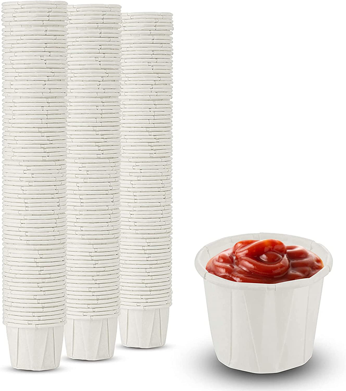 MT Products MT Product Paper Portion Cups, 1 oz Individual Medicine ...