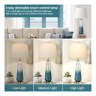 Brayden Studio® Table Lamps Set of 2 with Touch Control, 3-Way Dimmable ...