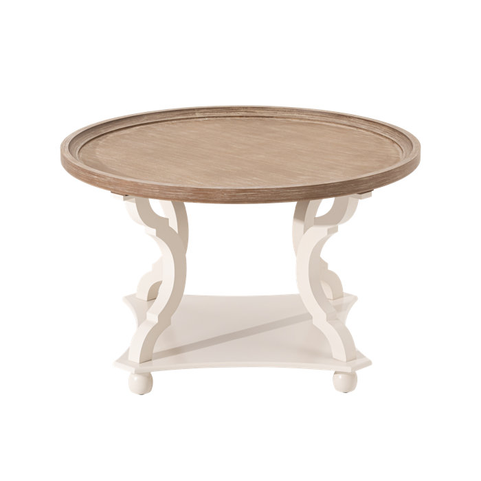 Ophelia & Co. Plaisance Rustic Farmhouse Cottage Core Coffee Table ...