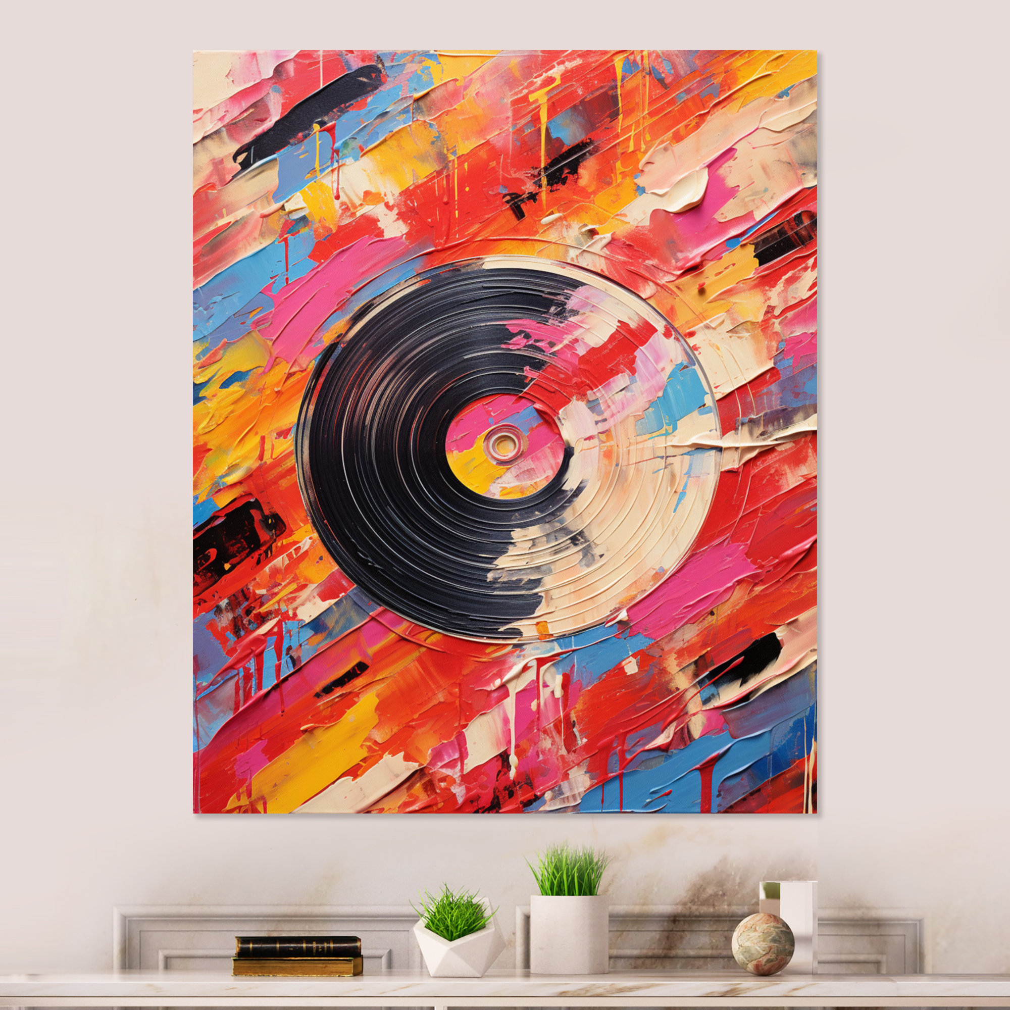 Bungalow Rose Vinyl Record Rhythmic Resonance - Vinyl Records Metal ...