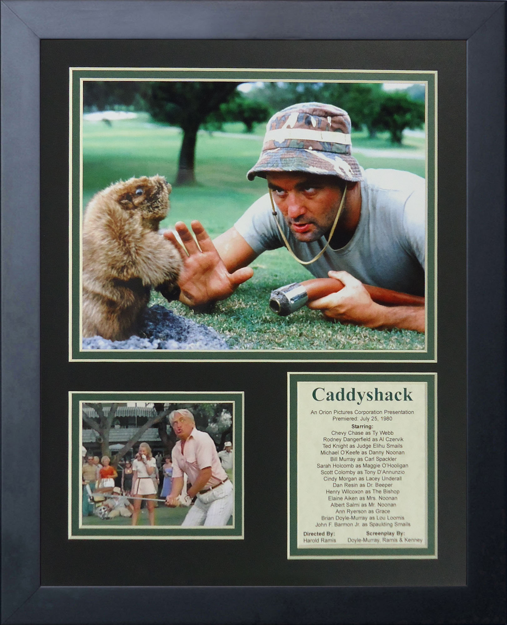 Legends Never Die Caddyshack Framed Memorabilia | Wayfair