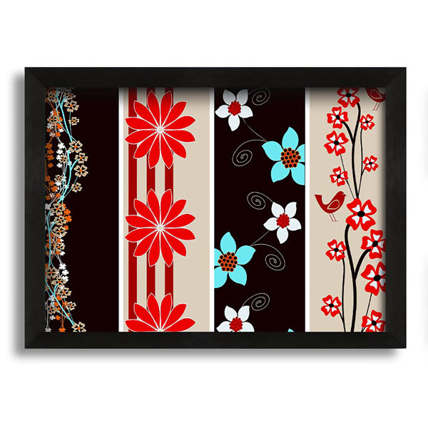 Ophelia & Co. Vertical Flower Power - Single Picture Frame Print on ...
