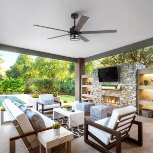 Extremely Large Room Ceiling Fans You'll Love | Wayfair