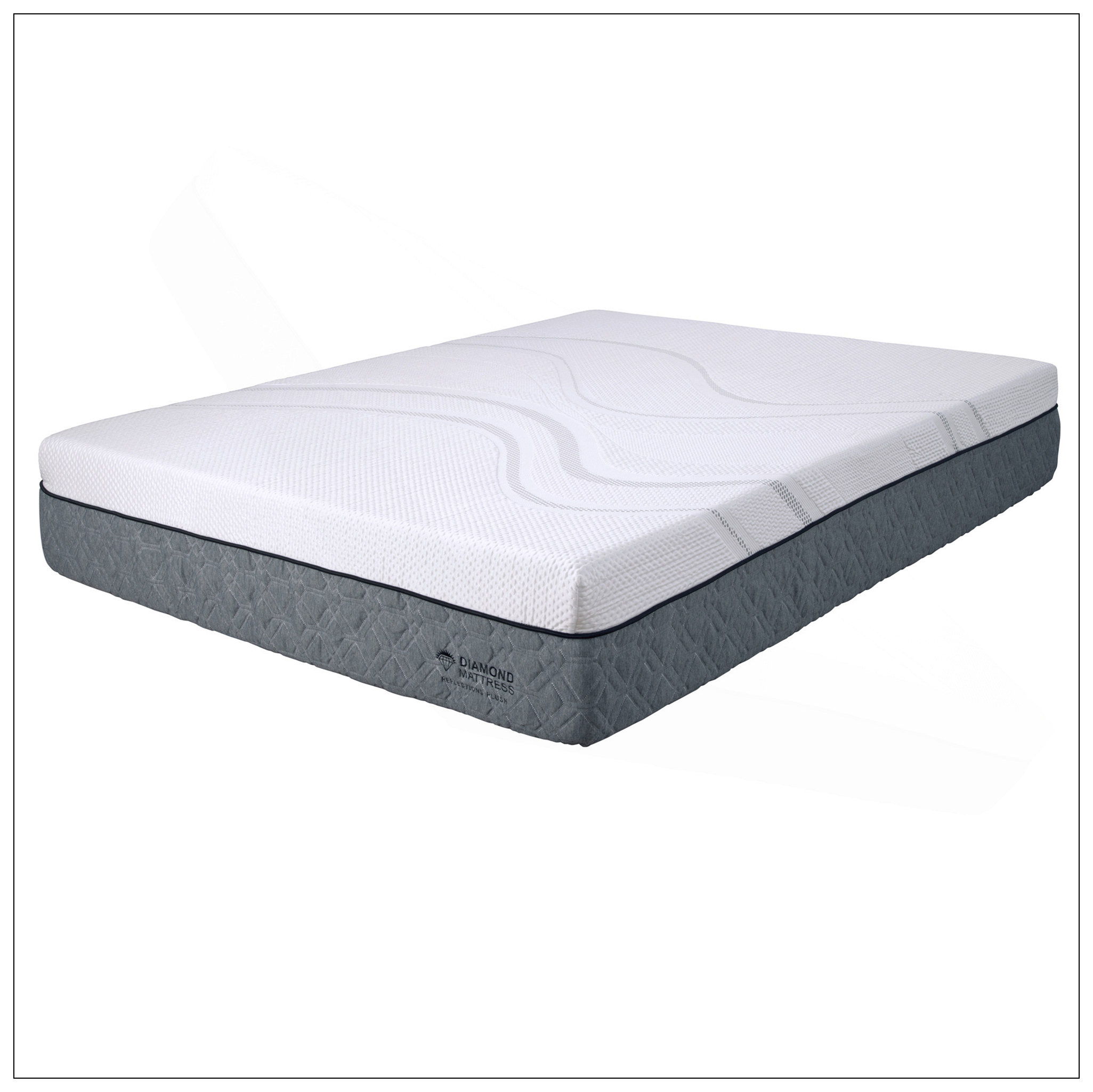 Brayden Studio® Diamond Capri Graphene Memory Foam, Cool, Conforming ...