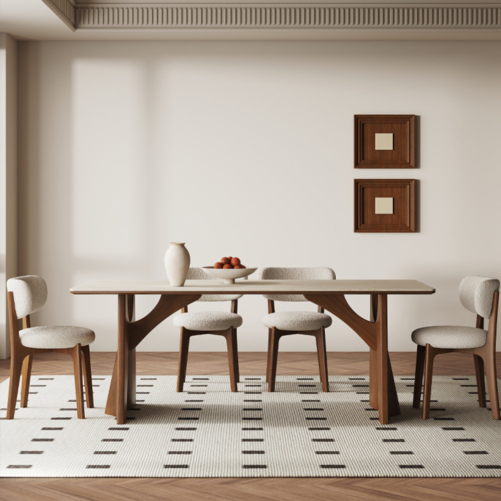 Elamer Simple home modern dining table sets - Wayfair Canada