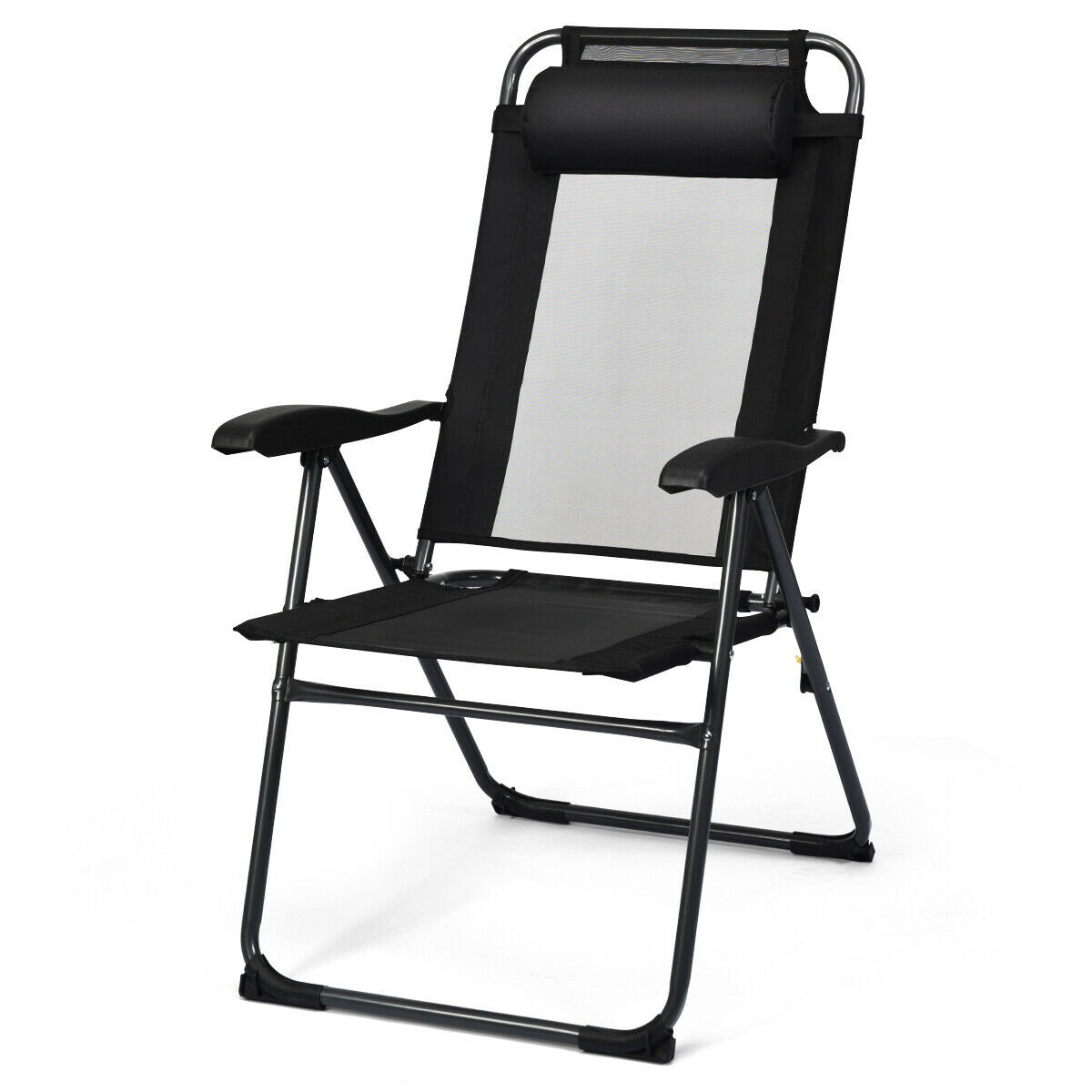 Arlmont & Co. Bernstein Fabric Patio Folding Chair & Reviews - Wayfair ...