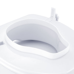 VEVOR Raised Toilet Seat, 4" Height Raised, 300 lbs Weight Capacity ...