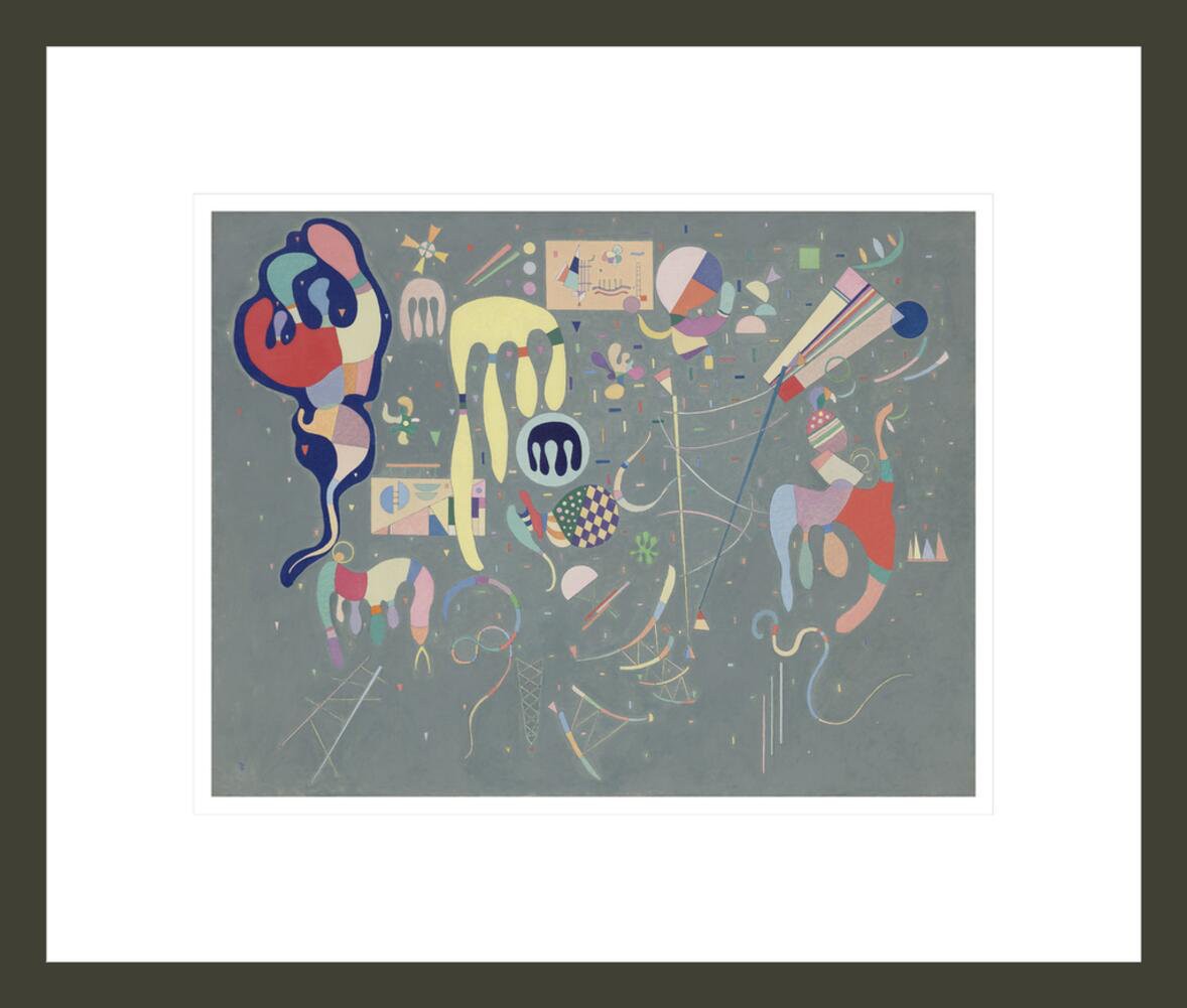 1000Museums Various Actions by Vasily Kandinsky - Framed Giclee Print ...