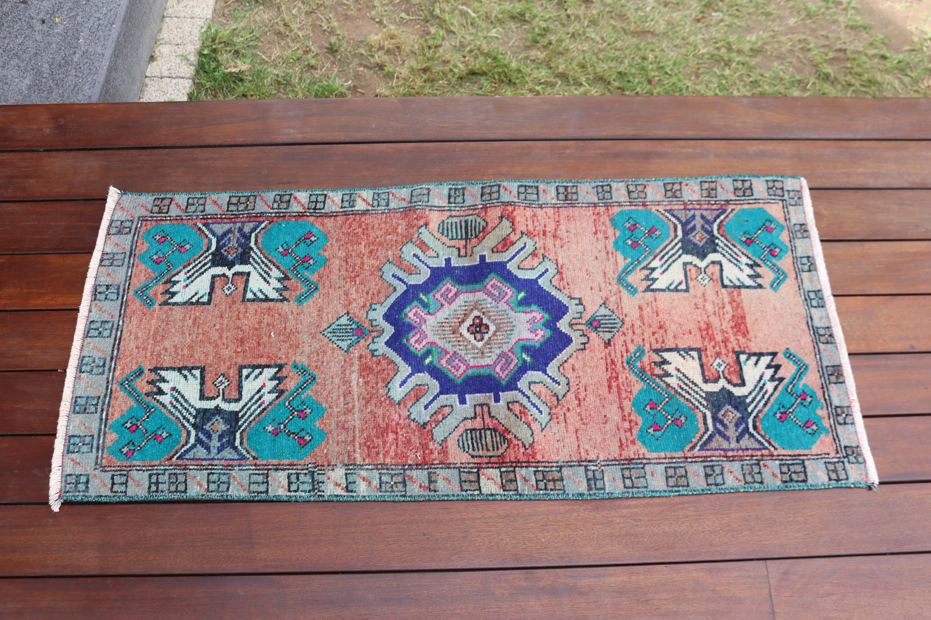 Astoria Grand Traditional Vintage Turkish Door Mat with Handwoven ...