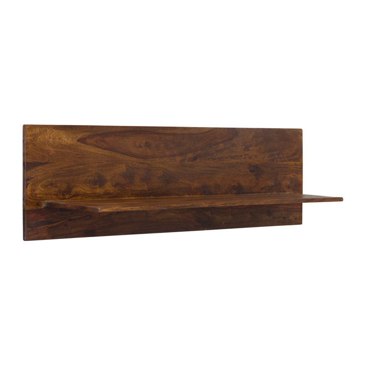 Alpen Home Corban Palsiander Solid Wood Floating Shelf | Wayfair.co.uk