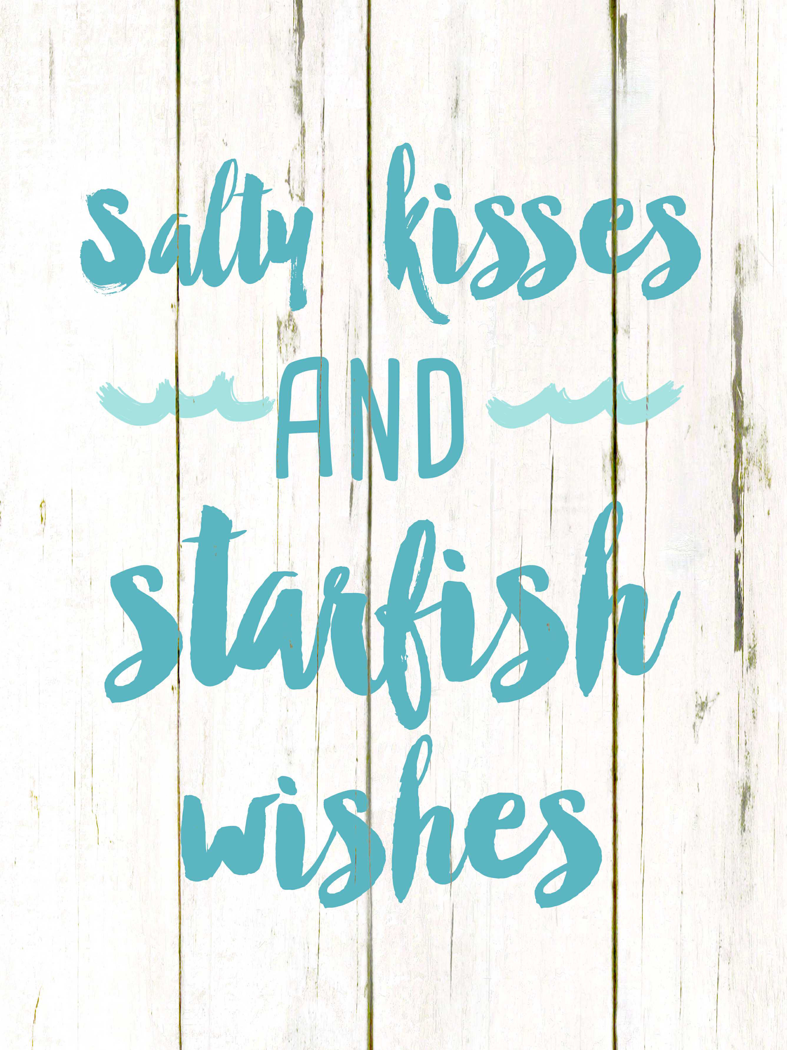 Trinx Salty Starfish Kiss - Wrapped Canvas Print - Wayfair Canada