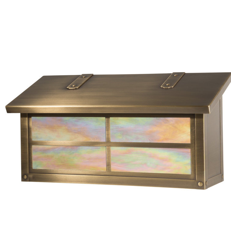 America's Finest Lighting Company Window Wall Mounted Locking Mailbox ...
