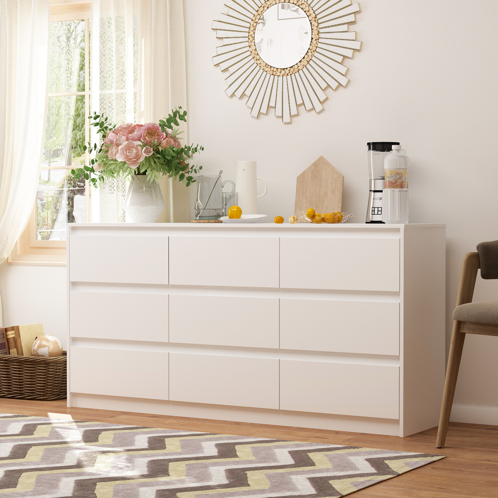 Ebern Designs Leopolda 9 - Drawer Dresser & Reviews - Wayfair Canada