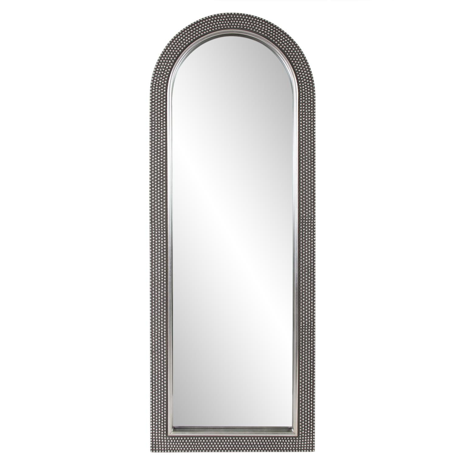 Everly Quinn Ronay Full Length Rectangular Arched Mirror with Beaded ...