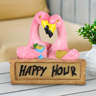 Exhart Solar Happy Hour Flamingos Sign, 10 Inch & Reviews | Wayfair