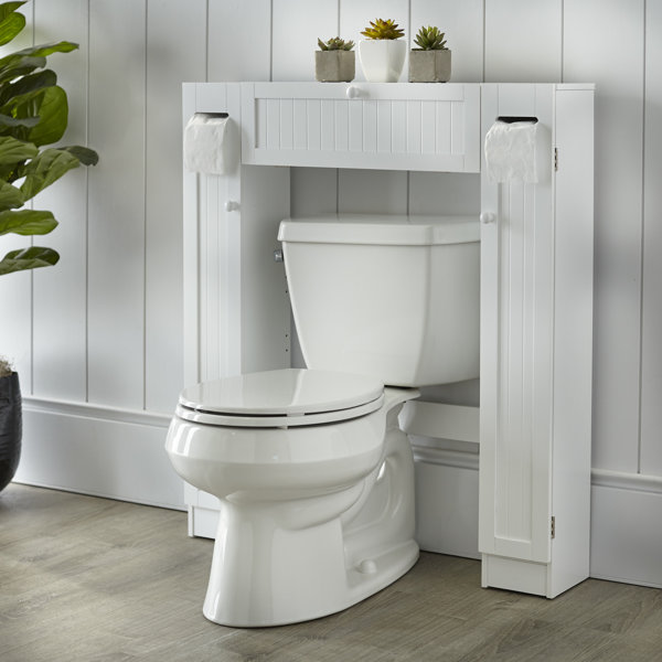 Latitude Run® Jordane Freestanding Over-the-Toilet Storage & Reviews ...