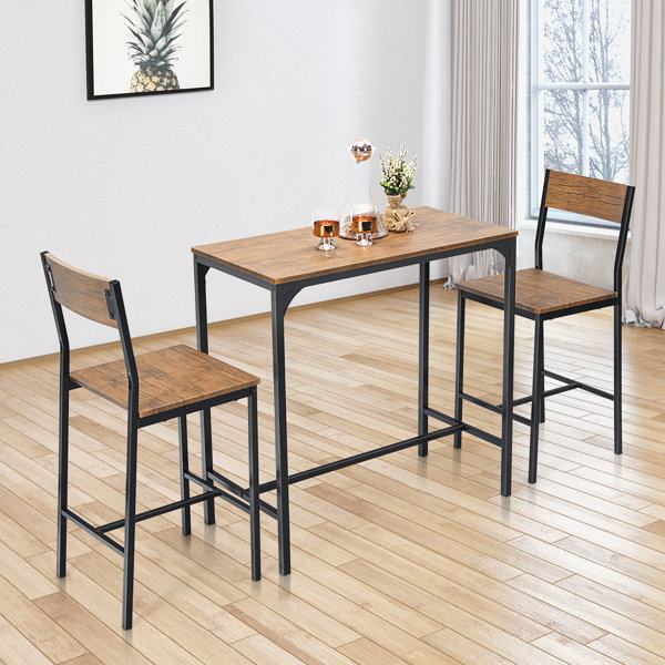 17 Stories 3 - Piece Dining Set & Reviews | Wayfair