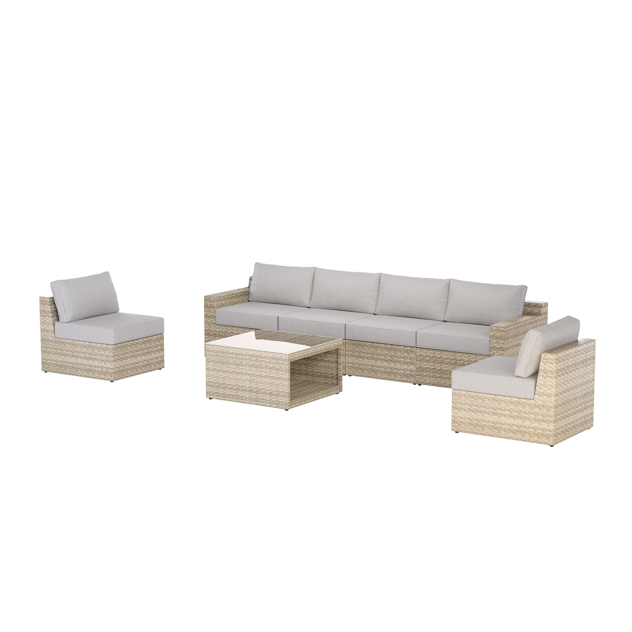 Joss & Main Eastford 7-Piece Deep Seating Set | Wayfair