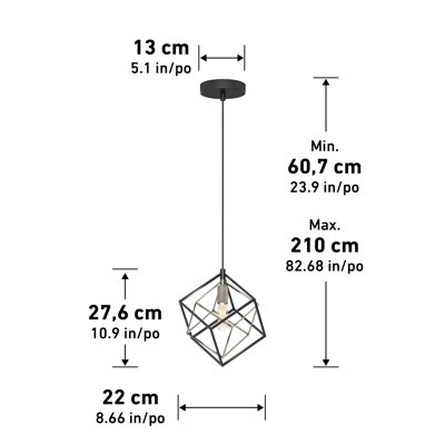 17 Stories Tongai 1 - Light Square/Rectangle Pendant & Reviews | Wayfair