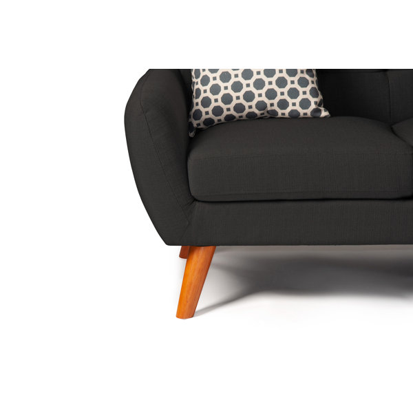 George Oliver Millette 3 - Piece Upholstered Sectional & Reviews | Wayfair