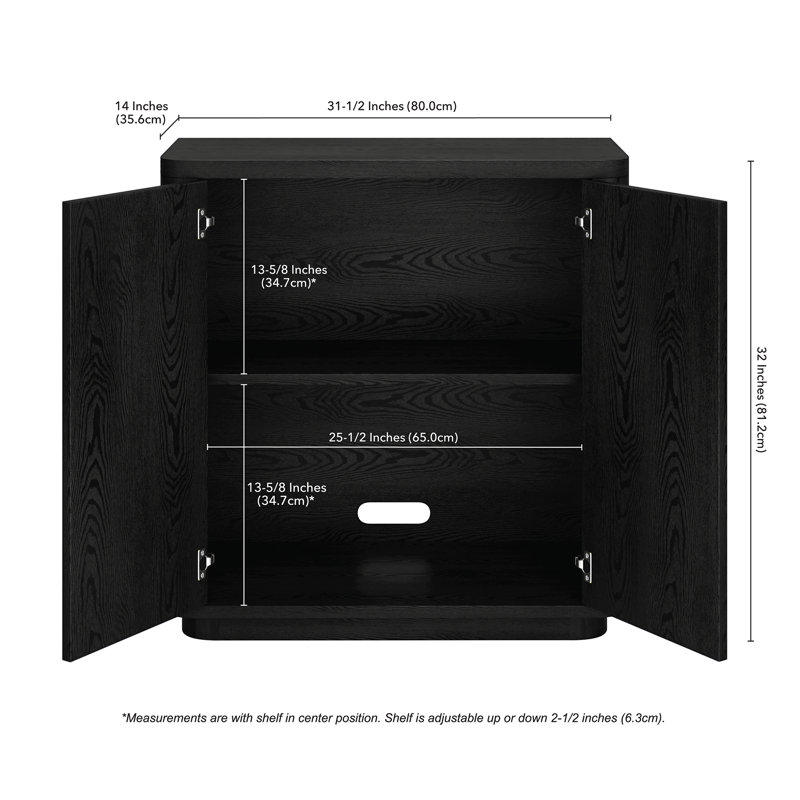 Ebern Designs Plympton 32" Wide Rectangular Accent Cabinet & Reviews ...