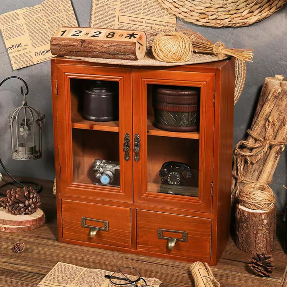 Red Barrel Studio® Vintage Wood Medicine Cabinet - 12"X4.7"X14 ...