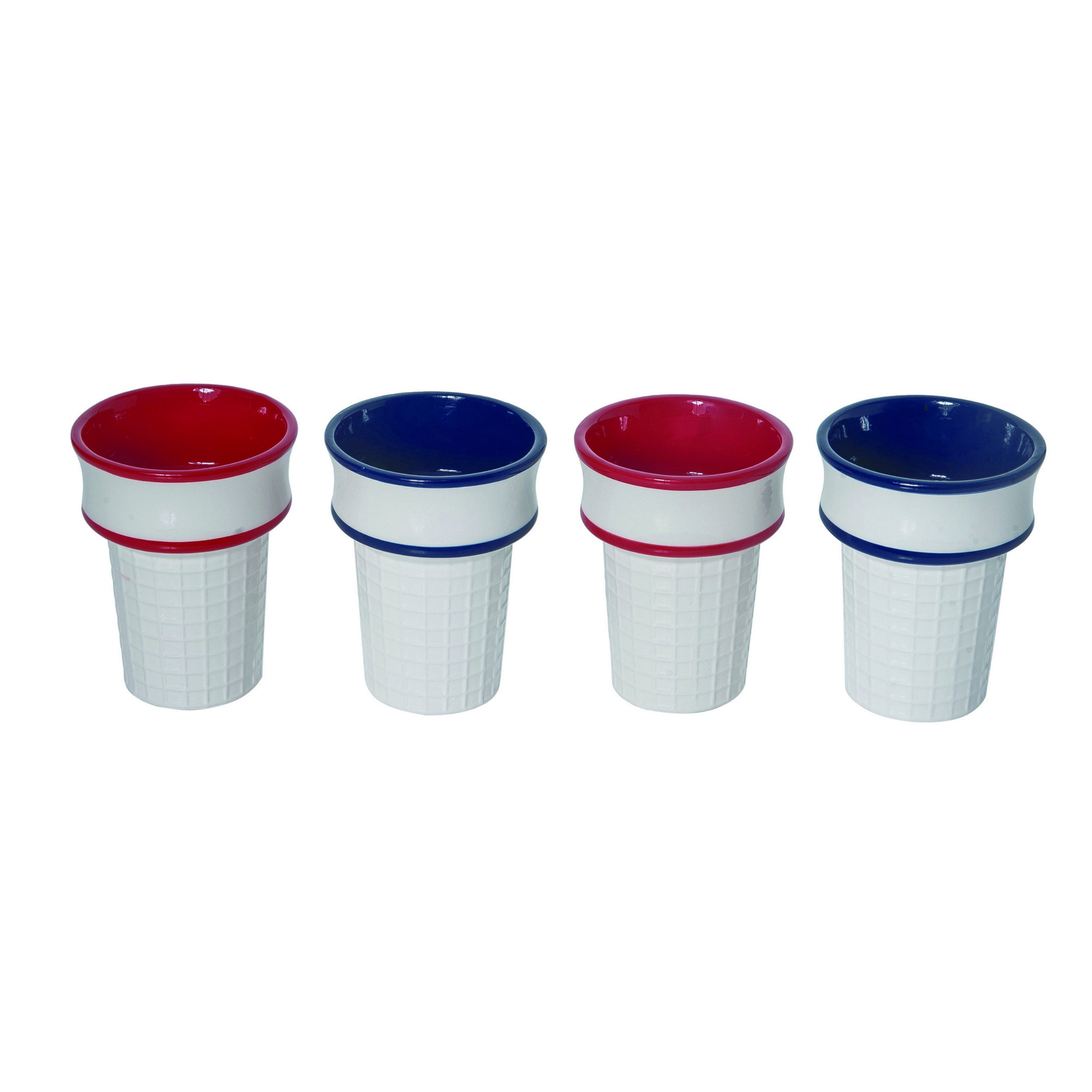 Transpac Americana 3.75'' Dolomite Appetizer Plate , Set of 4 - Wayfair ...