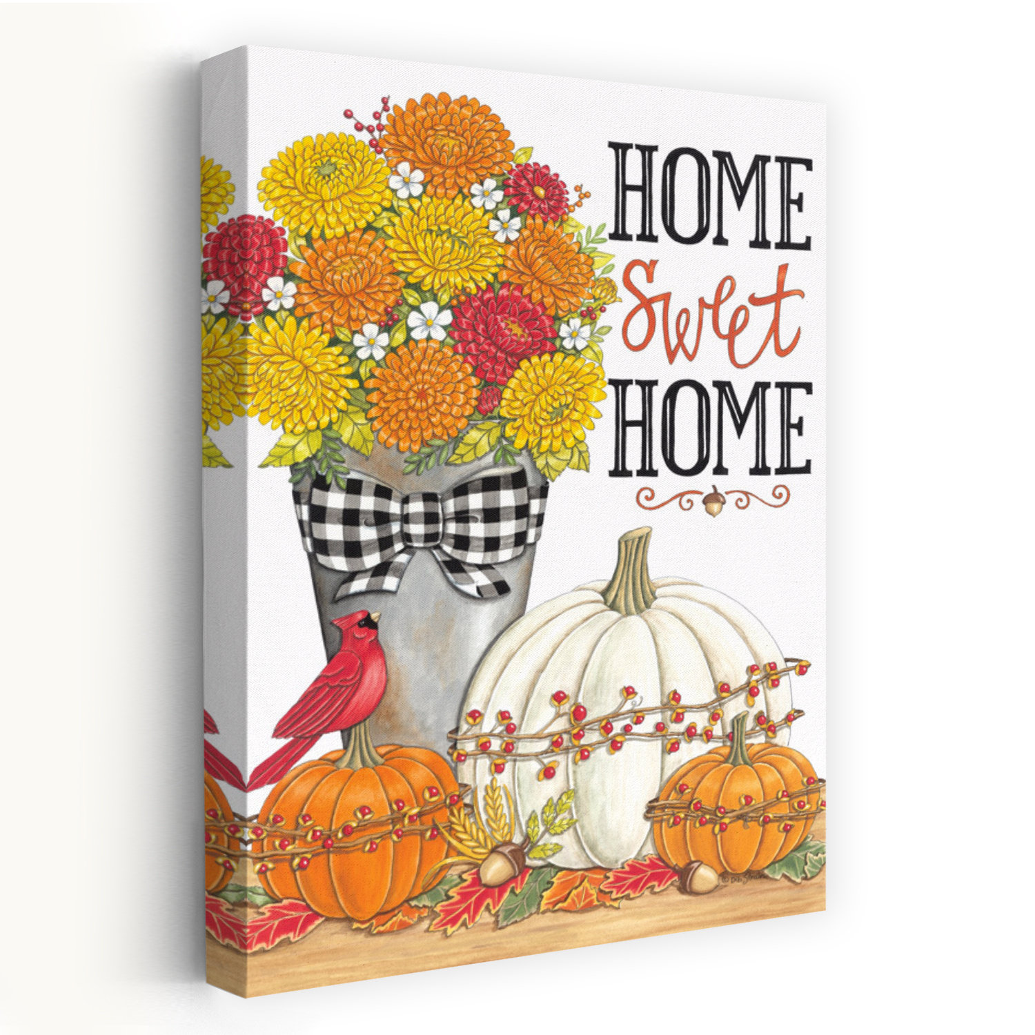 Ophelia & Co. Home Sweet Home Contemporary Autumn Architecture Art ...