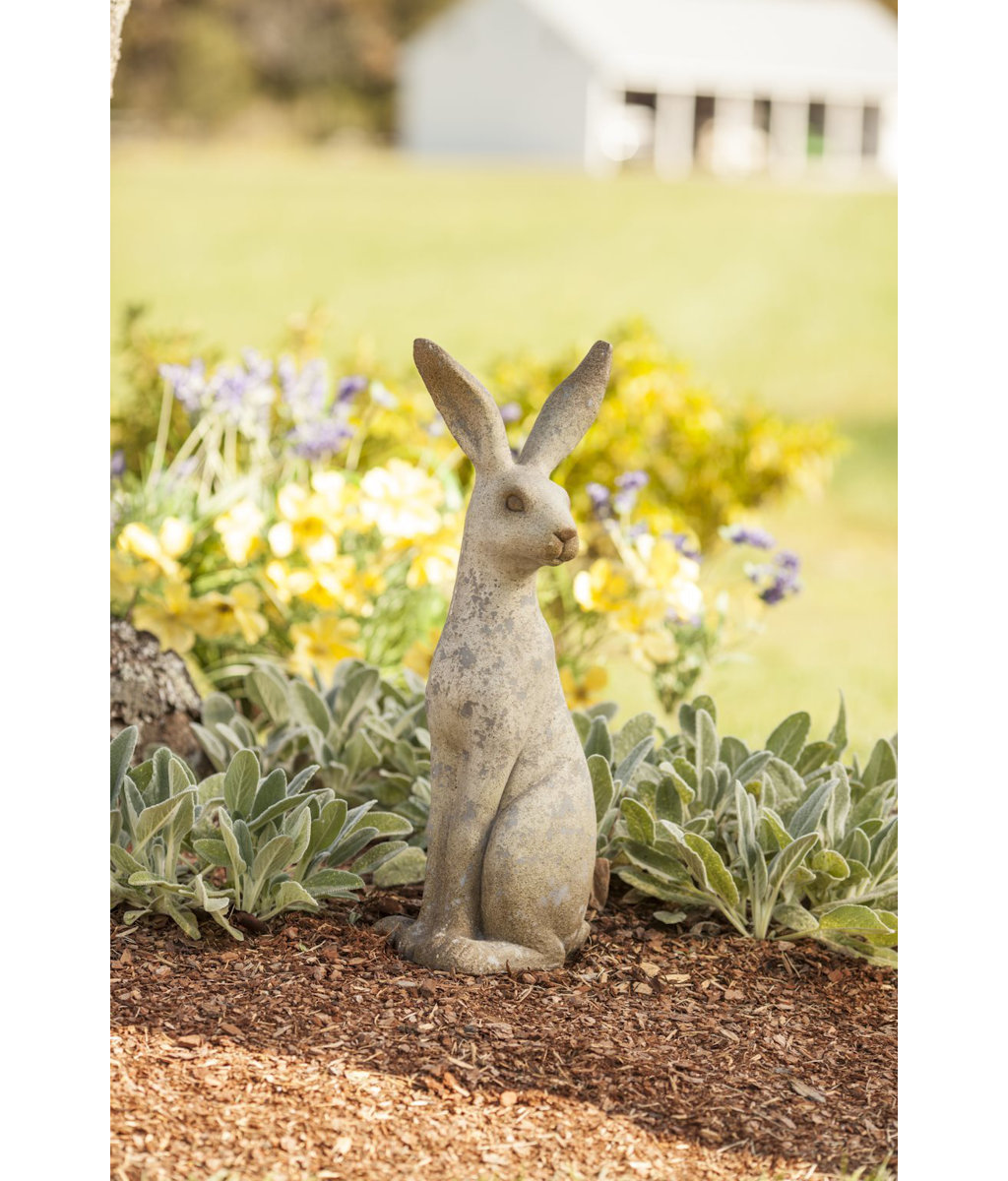Wind & Weather Tall Sitting Bunny Statue & Reviews | Wayfair
