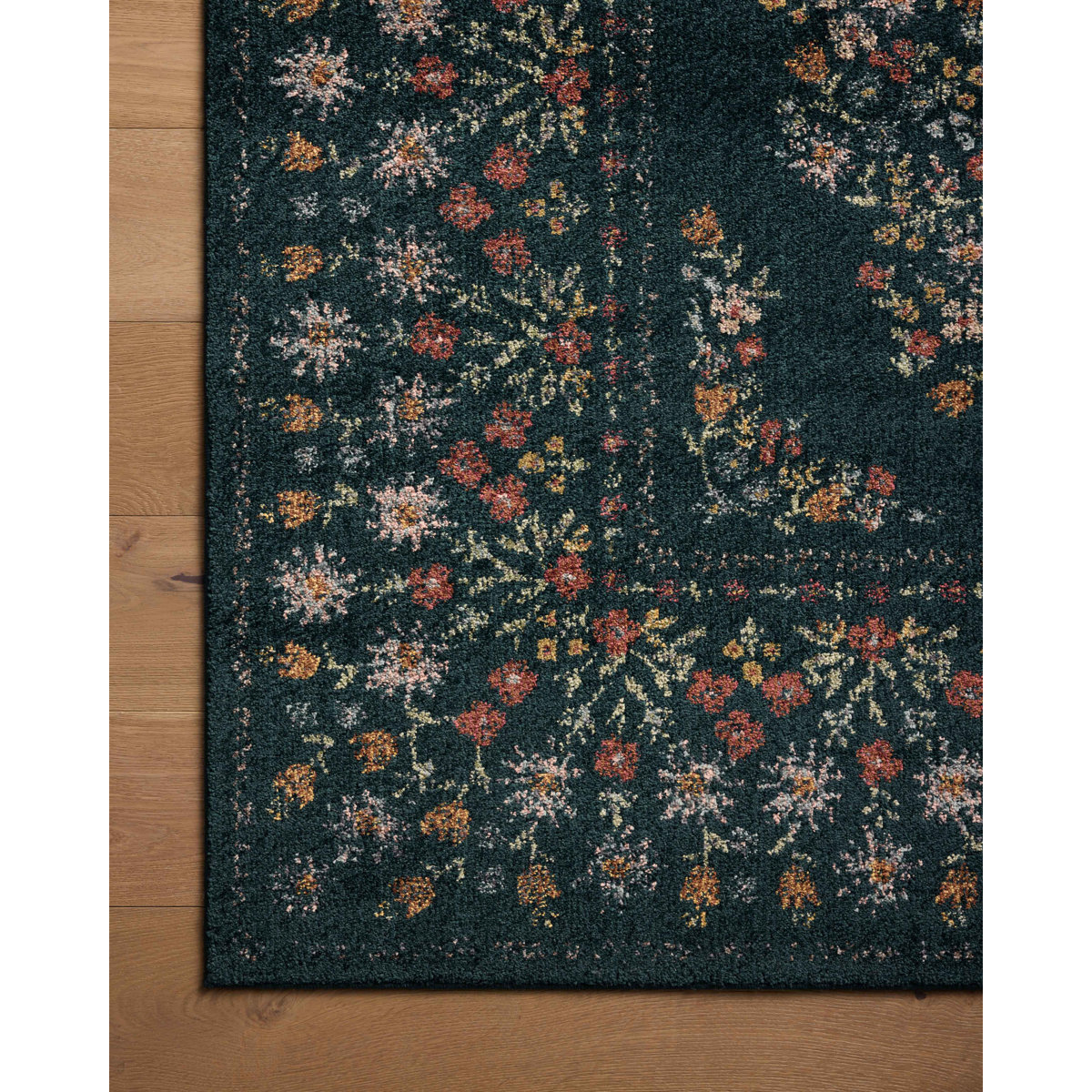 Rifle Paper Co. x Loloi Laurel Navy Area Rug & Reviews | Wayfair