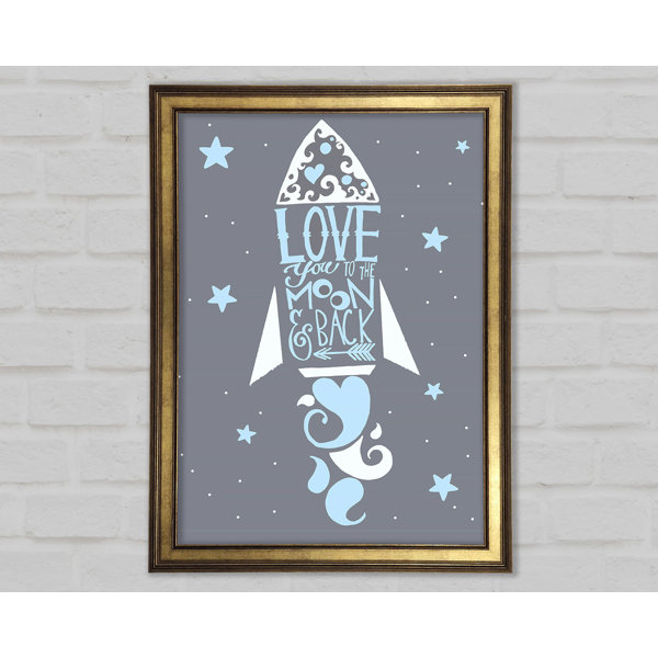 Isabelle & Max Rocket Love You To The Moon - Single Picture Frame Art ...