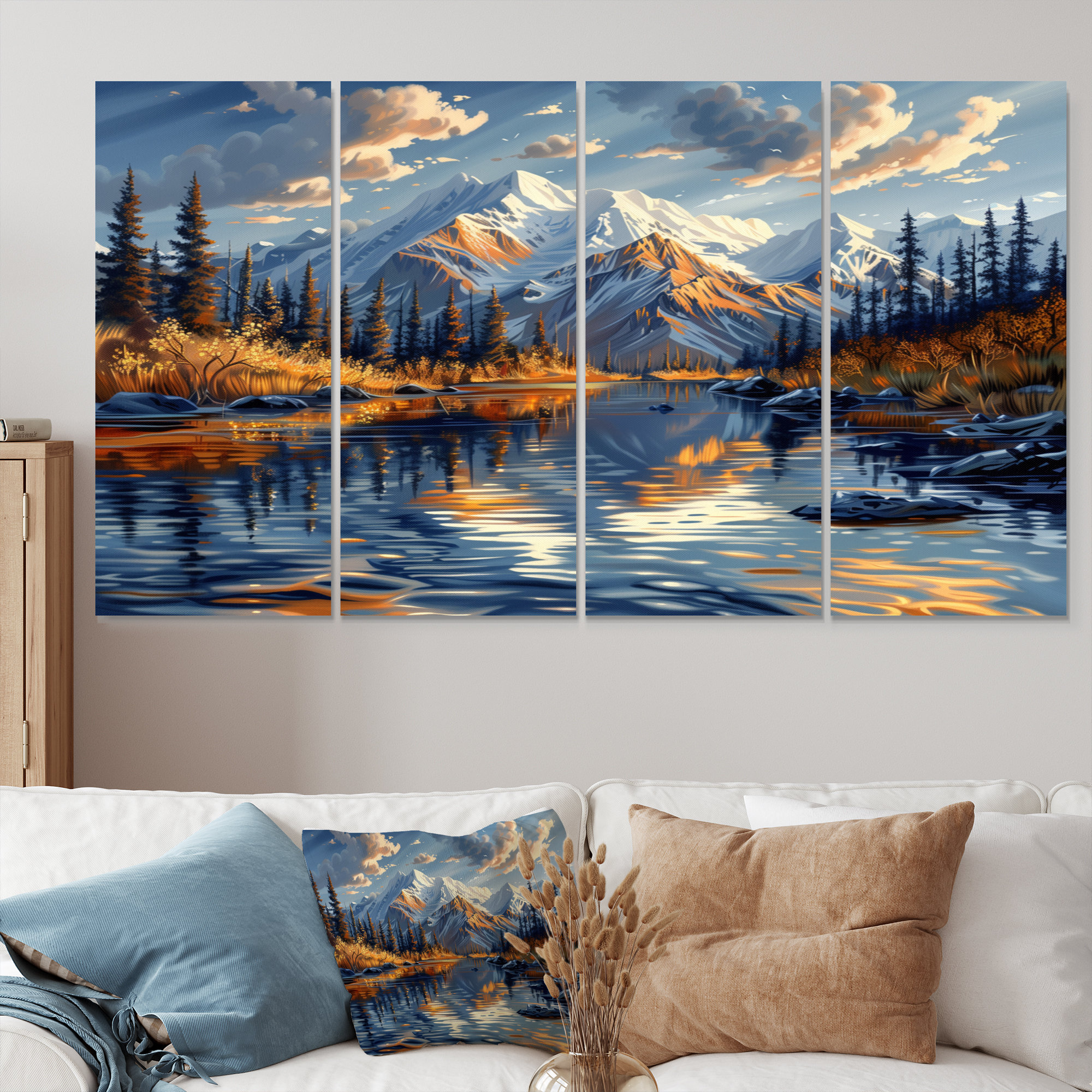 Millwood Pines Alaska Denali National Park Autumn River II - Alaska ...
