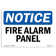 SignMission Notice - Fire Alarm Panel Sign - Wayfair Canada