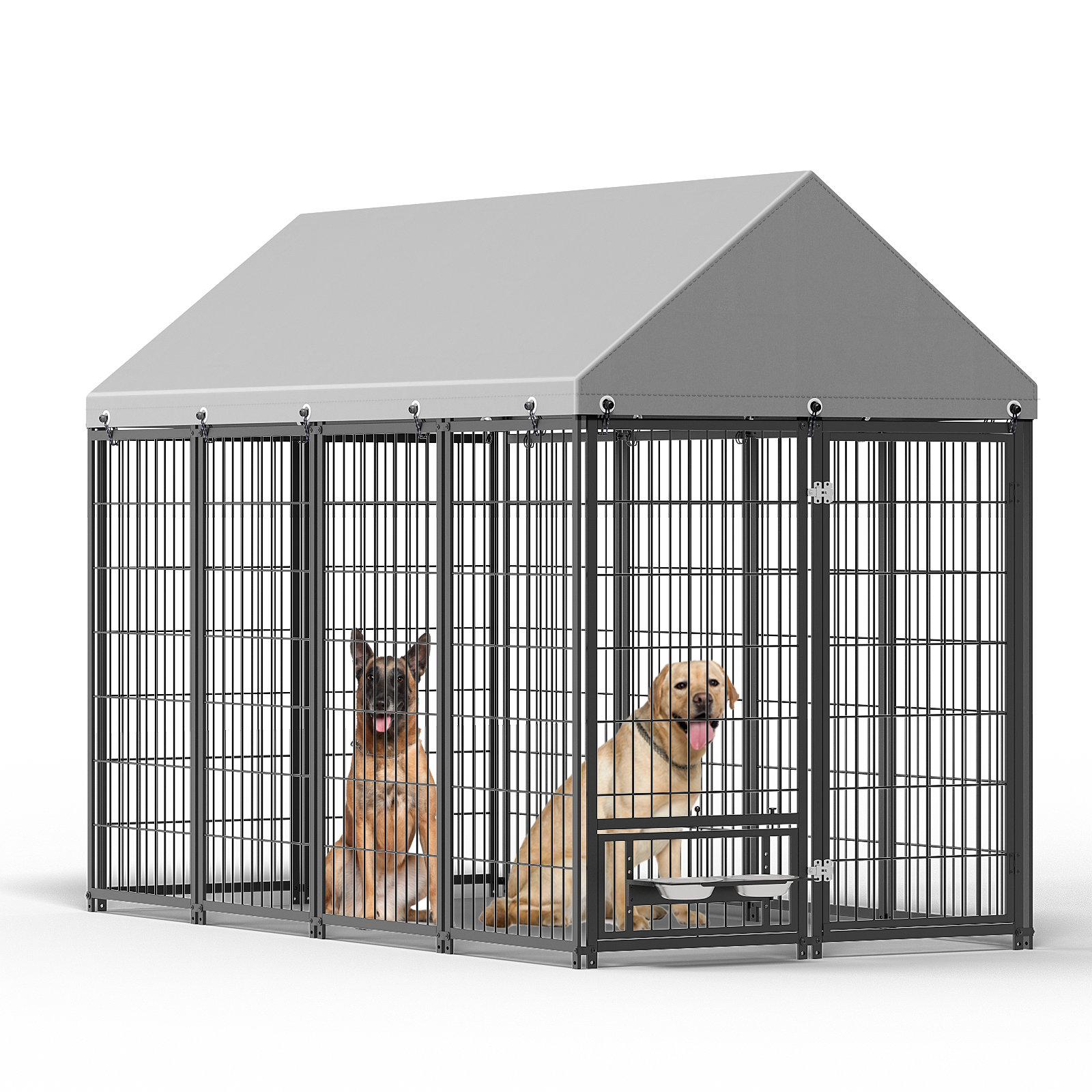 Tucker Murphy Pet™ Large Dog Kennel Outdoor Pet Pens Dogs Run Enclosure ...