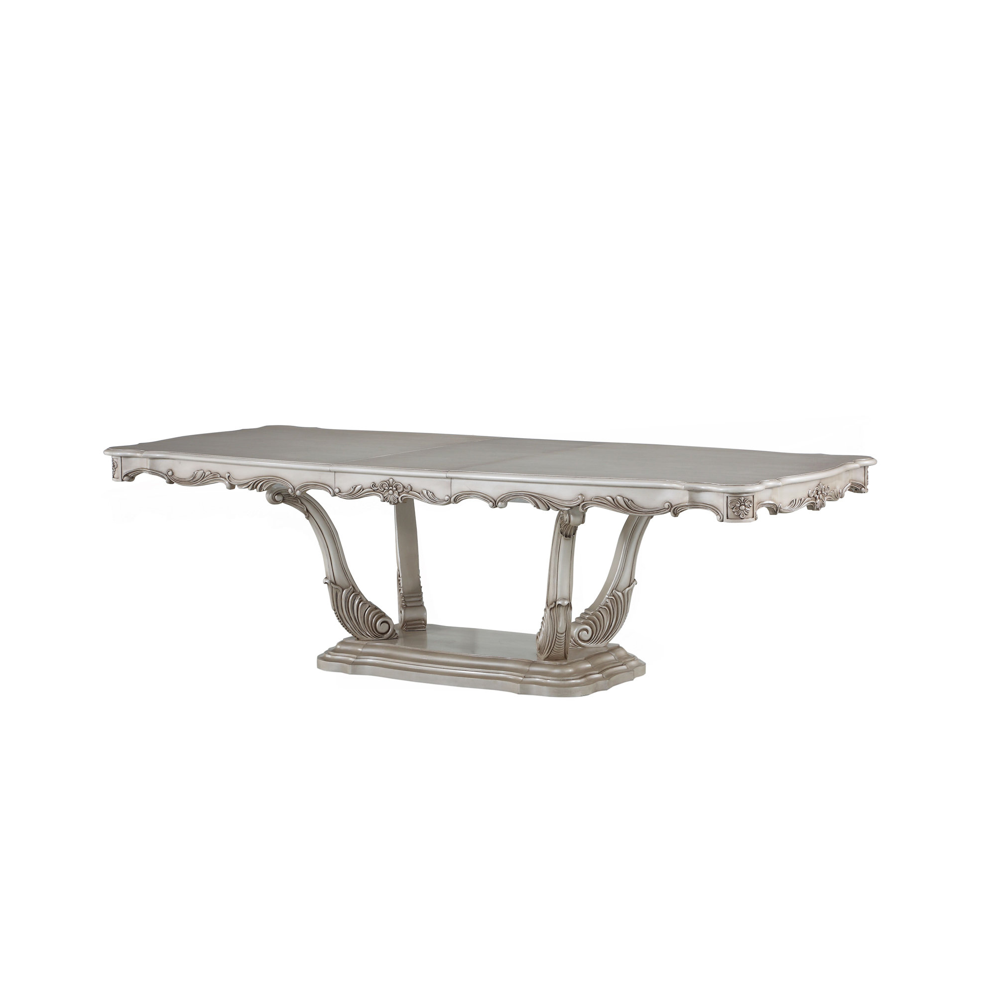 Bloomsbury Market Exquisite Golden Ivory Dining Table With Opulent ...