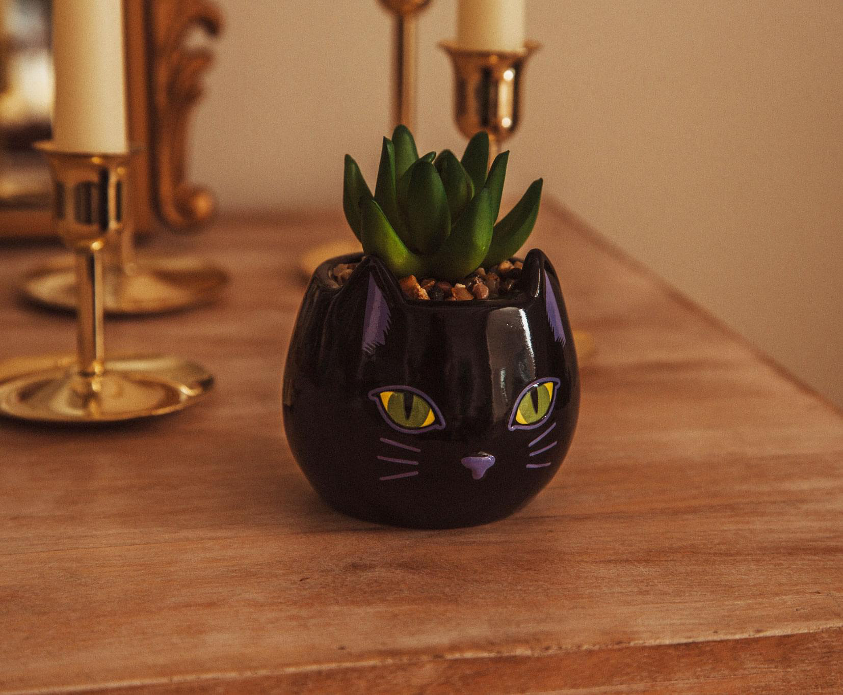 Silver Buffalo Disney Hocus Pocus "binx Is My Boo" Ceramic Planter With ...